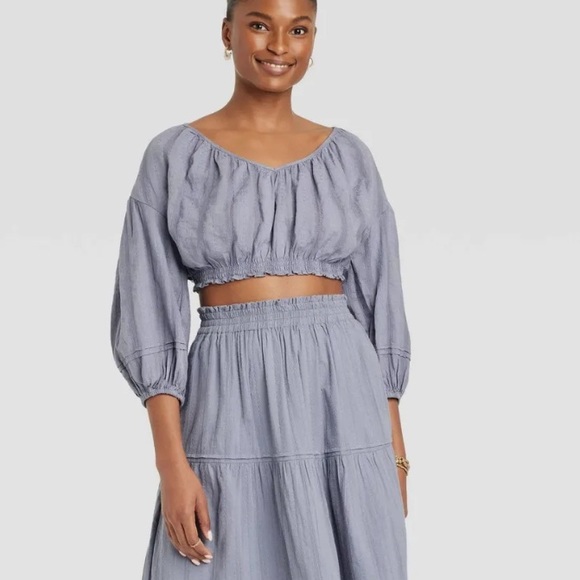 Universal Thread | Tops | Universal Thread Long Sleeve Cropped Top ...